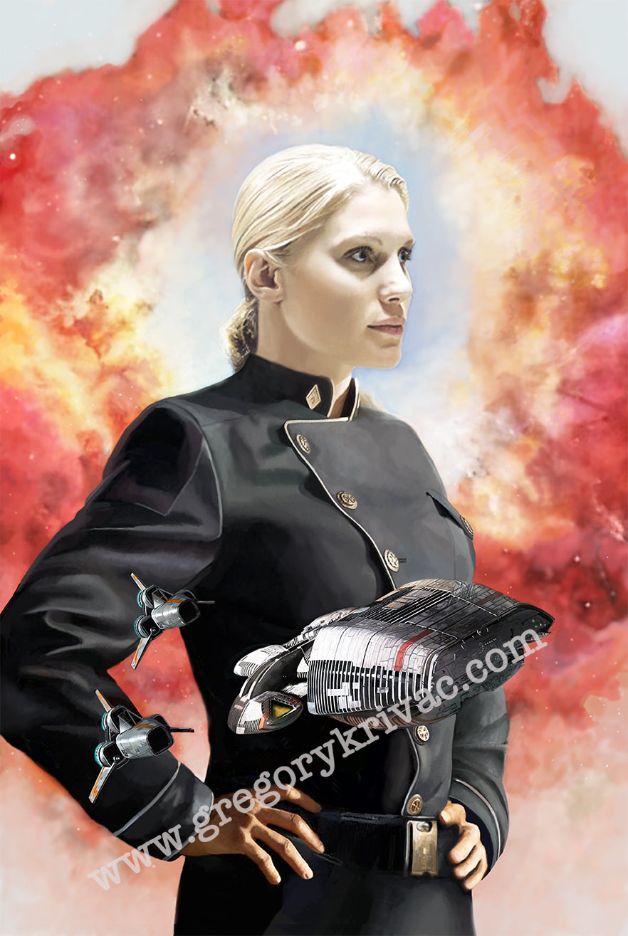 Battlestar Galactica-LT Kara Thrace "Starbuck" – Gregory Krivac Art