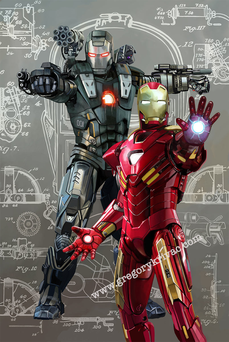 Iron Man 2 War Machine And Iron Man